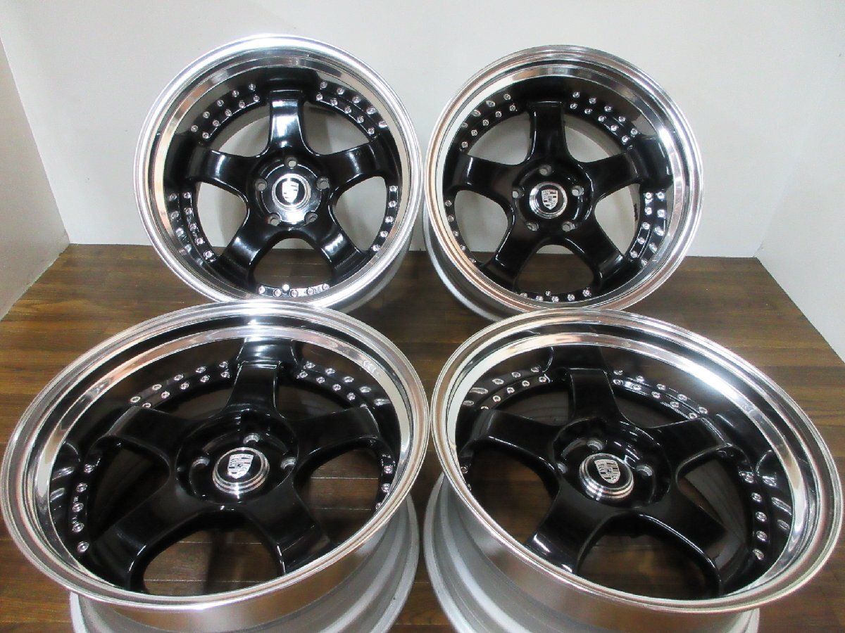 【やや傷や汚れあり】【送料無料・税込み】SSR プロフェッサー SP1 18in9.5J-3 11J-9 5穴PCD130 ポルシェ911 カレラS 996/997 など カスタムチューナー ...