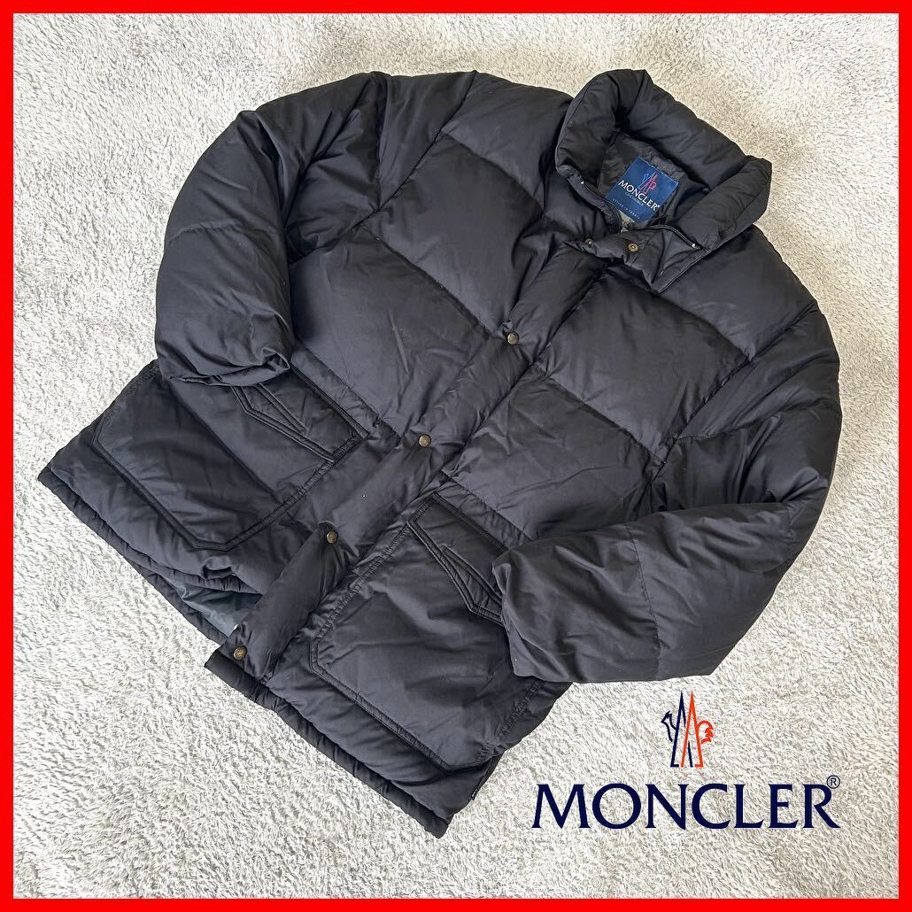 【やや傷や汚れあり】【1円〜】MONCLER モンクレール ダウン ジャケット G32-003ブラック 黒 軽量 ジップアップ 希少 ヴィンテージ 2 M ポリエステル カッコいいの落札情報 ...