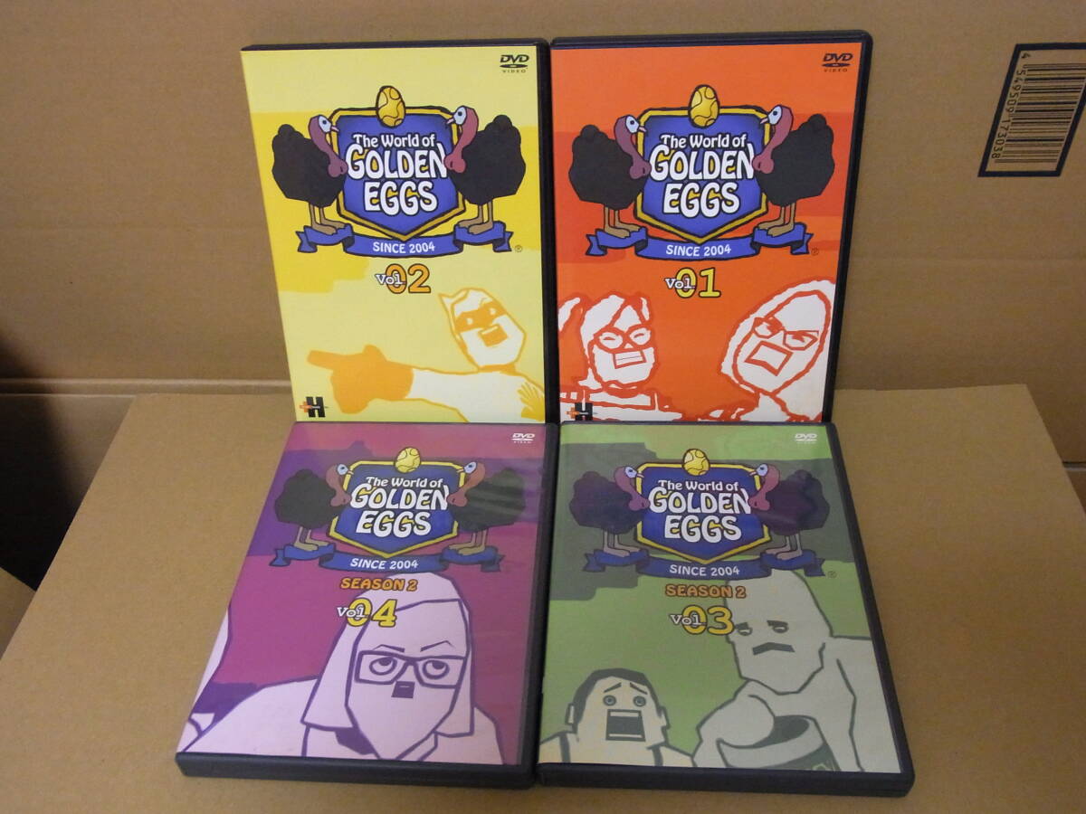 【目立った傷や汚れなし】DVD ゴールデンエッグス The World of GOLDEN EGGS Vol.1～4 全巻セットの落札情報詳細 - Yahoo!オークション落札価格検索 オークフリー