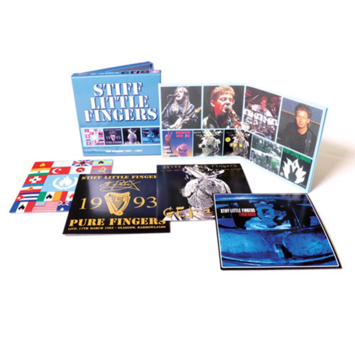 【未使用】＊新品特価CD-BOX STIFF LITTLE FINGERS/THE ALBUMS 1991-1997 2018年作品4枚組仕様 ...