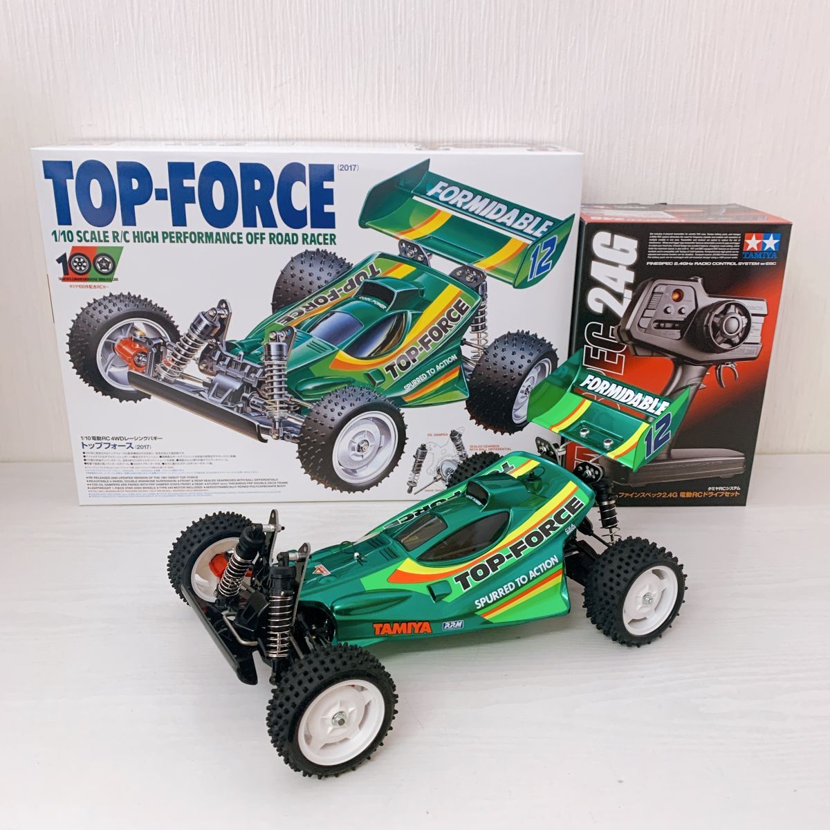 【目立った傷や汚れなし】R11【送140】1円～ 動作確認済 タミヤ 1/10 電動RC 4WD レーシングバギー トップフォース 2017の落札情報詳細 - Yahoo!オークション落札価格 ...
