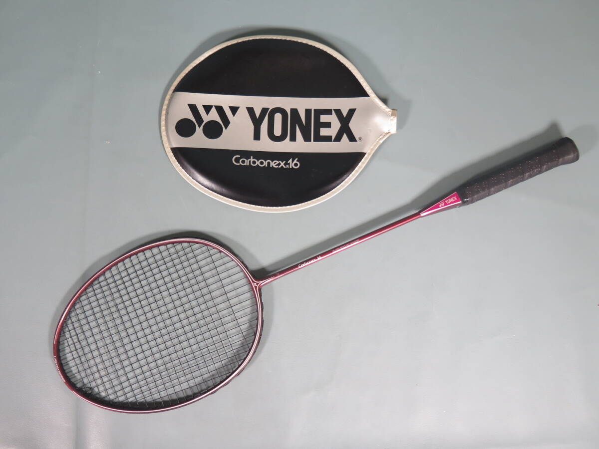【目立った傷や汚れなし】バドミントンラケット★ヨネックス カーボネックス 16 YONEX Carbonex 16 Carbon Graphite★USED美品の落札情報詳細 - Yahoo ...