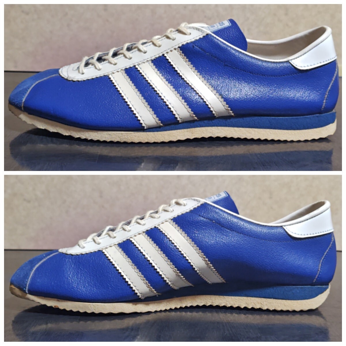 【未使用に近い】程度極上★1970s アディダス ブルースター フランス製オリジナル★( adidas blue star super ...