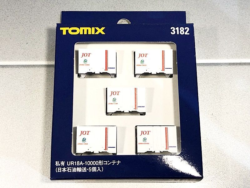 【未使用】TOMIX Nゲージ 私有 UR18A-10000形コンテナ 日本石油輸送 5個入 3182（新品 在庫品）の落札情報詳細 - Yahoo!オークション落札価格検索 オークフリー