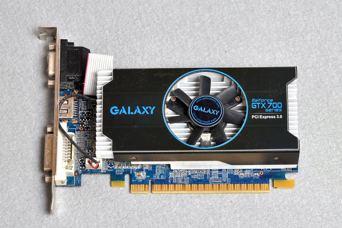 【目立った傷や汚れなし】NVIDIA GeForce GTX750Ti PCI-Ex16 LowProfile 2GB グラフィックボードの ...