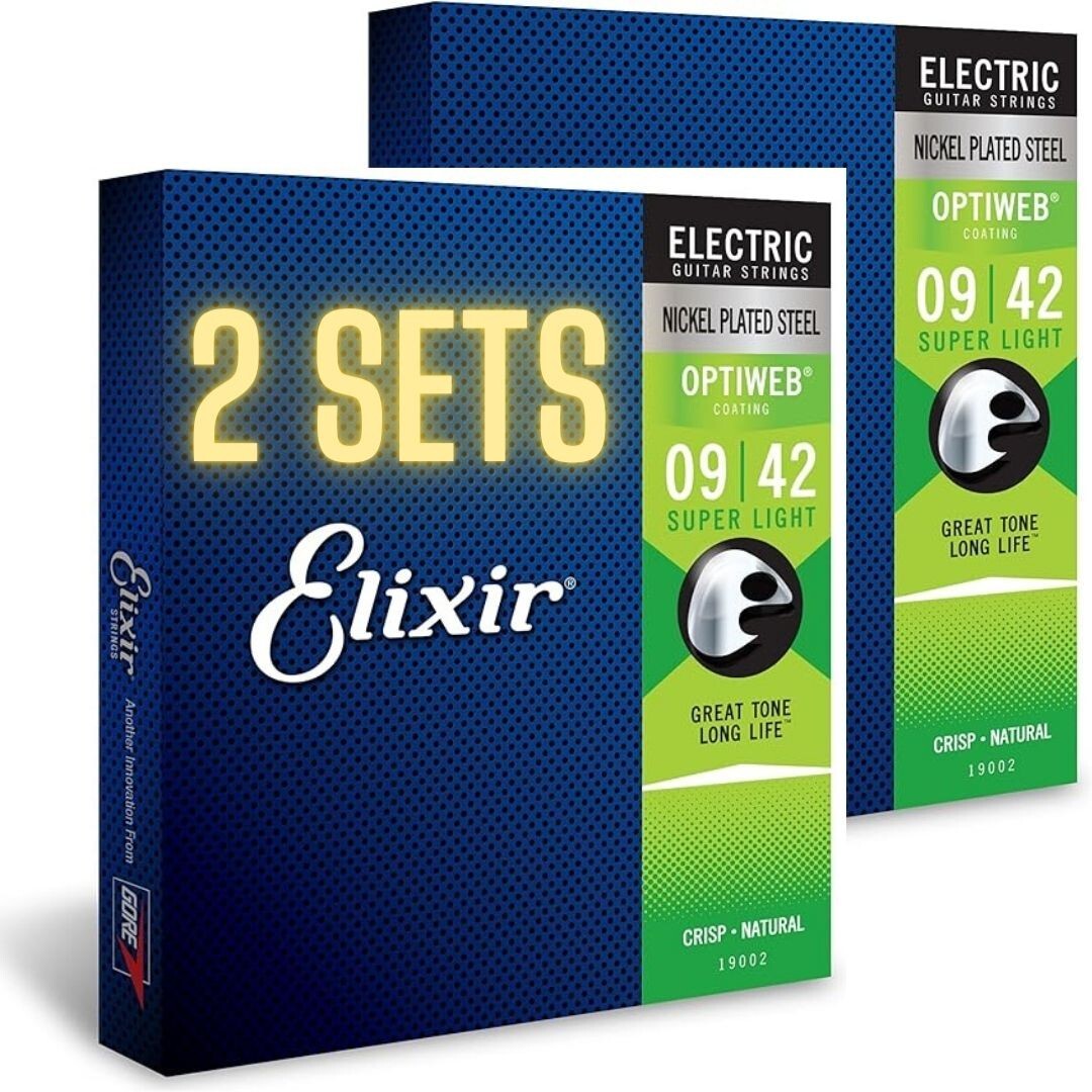 【未使用】【2セット割引】GEO-SLc04 ELIXIR 09-42 OPTIWEB Super Light #19002エリクサーオプティウェブスーパーライト エレキギター弦 ...