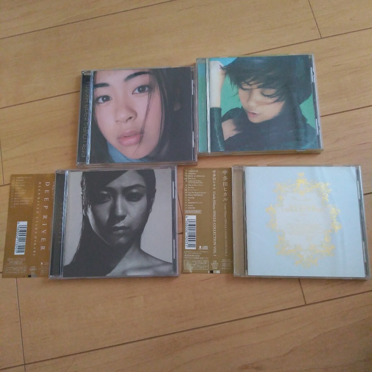 【目立った傷や汚れなし】宇多田ヒカル First Love Distance DEEP RIVER SINGLE COLLECTION VOL.1 アルバム CD セット 4枚 名曲 名盤 ...