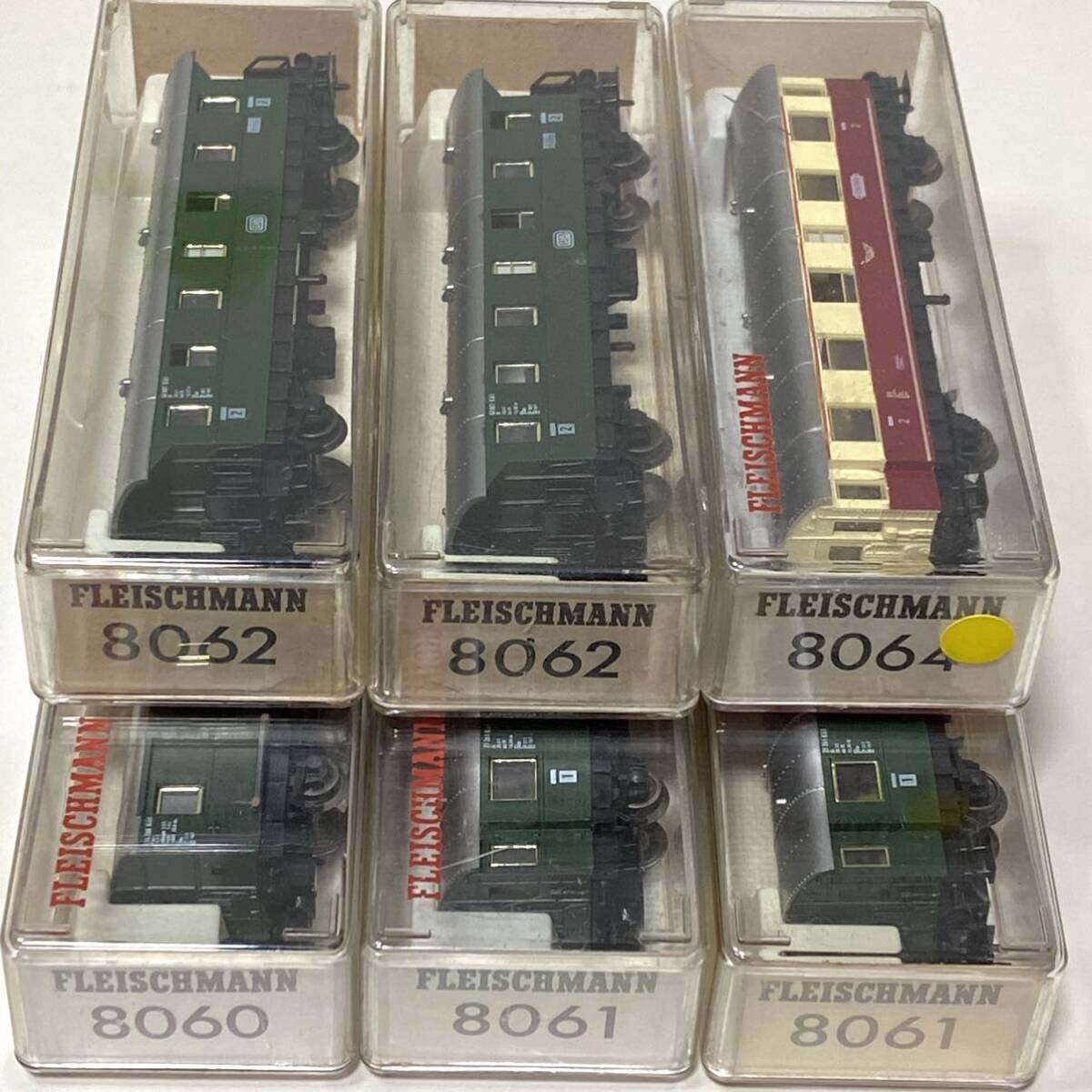 【やや傷や汚れあり】☆FLEISCHMANN／フライシュマン 8060、8061、8062、8064 客車 6台 Nゲージ 外国車 DBなど ピッコロ/piccoloの落札情報詳細 ...
