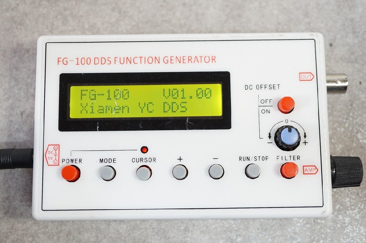 【やや傷や汚れあり】[NZ][I4661360] SEAFRONT FG-100 DDS ファンクションジェネレーター 信号発生器 信号発生器 信号発生器 正弦波 周波数カウンターの落札情報 ...