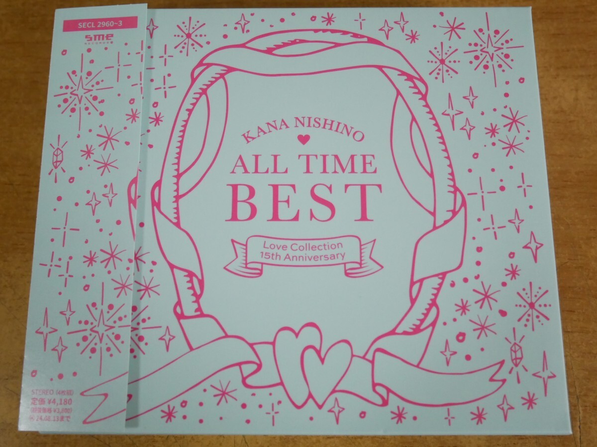 【やや傷や汚れあり】CDL-4014＜帯付 / 4枚組＞西野カナ/ ALL TIME BEST-Love Collection 15th ...