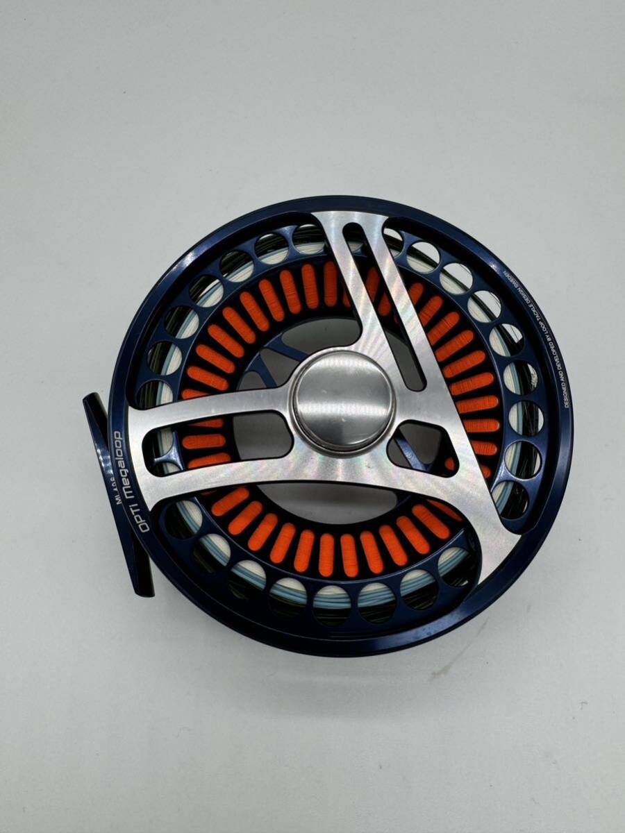 【目立った傷や汚れなし】LOOP OPTi Megaloop ML496 OML-L ループ オプティ フライフィッシング フライリール 匿名 ...