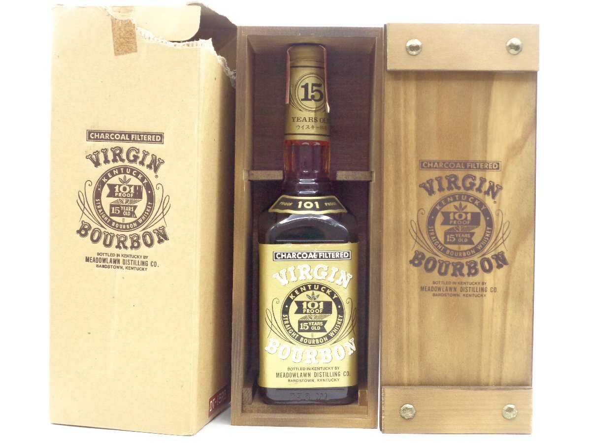 【未使用】☆ VIRGIN BOURBON 101 PROOF 15年 ヴァージンバーボン 750ml 50.5% ☆の落札情報詳細 - Yahoo!オークション落札価格検索 オークフリー