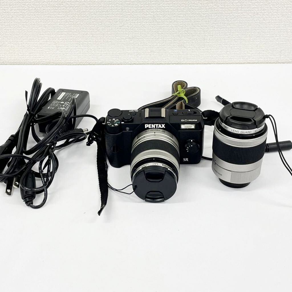 【傷や汚れあり】② PENTAX ミラーレス一眼 カメラ Q10 ブラック ボディ レンズ2本セット 02 06 ペンタックス ACアダプター ジャンクの落札情報詳細 - Yahoo ...