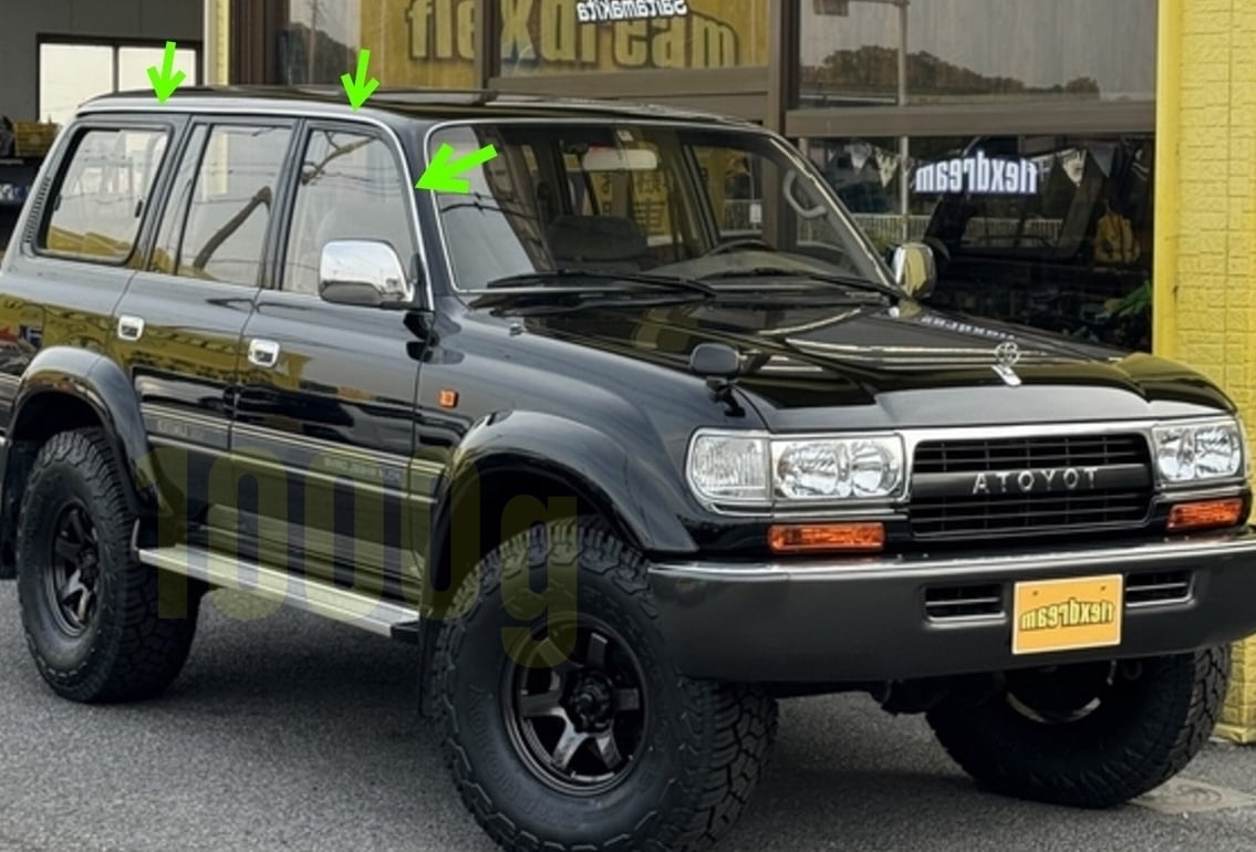 【未使用】【トヨタ純正新品】TOYOTA 未使用品 ★超希少品★ ランクル80 ルーフ モール 右側 メッキ ランドクルーザー HDJ81 FZJ80 FJ80 運転席側の落札情報詳細 ...