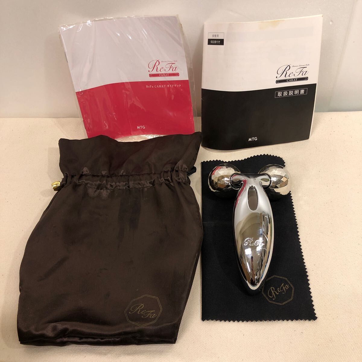 【目立った傷や汚れなし】MTG ReFa CARAT リファカラット 美顔器 美顔ローラー PEC-L1706の落札情報詳細 - Yahoo!オークション落札価格検索 オークフリー