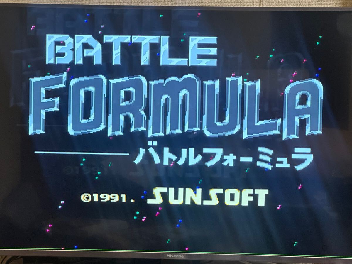 【目立った傷や汚れなし】1円～【中古美品(準新品)／訳アリ品／即決送料無料】 バトルフォーミュラ BATTLE FORMULA （箱あり取説 ...