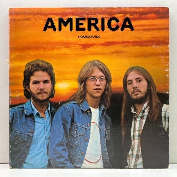 【目立った傷や汚れなし】十分概ね良好!! 初版オリーヴ USオリジナル AMERICA Homecoming ('72 Warner) 1マト ...