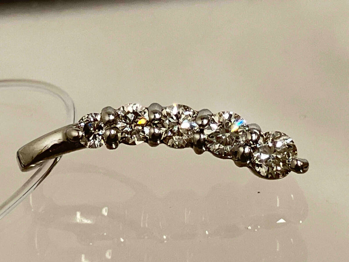 【やや傷や汚れあり】K18WG／5Pダイヤ付きペンダントトップ／バチカン縦約3.5mm／0.7gの落札情報詳細 - Yahoo!オークション落札価格検索 オークフリー