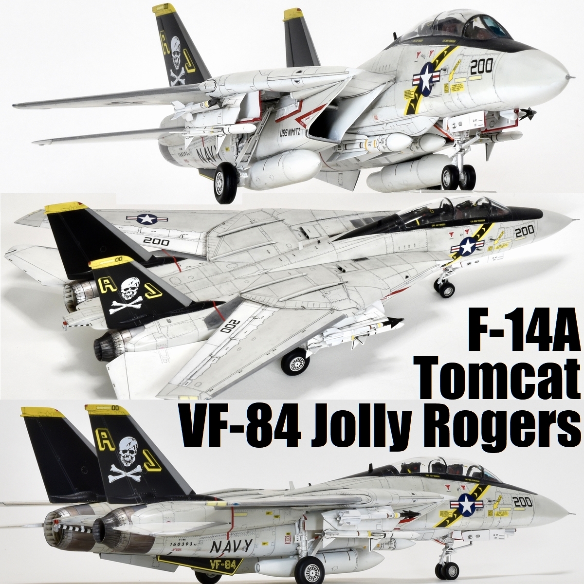 【目立った傷や汚れなし】F-14A トムキャット VF-84 Jolly Rogers 1/72 完成品 Tomcatの落札情報詳細 - Yahoo!オークション落札価格検索 オークフリー