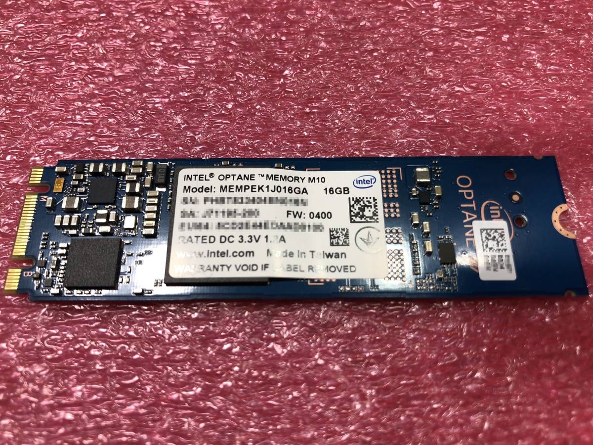 【目立った傷や汚れなし】#4000 システムメモリ・アクセラレータ Intel Optane Memory M10 Series 16GB M ...