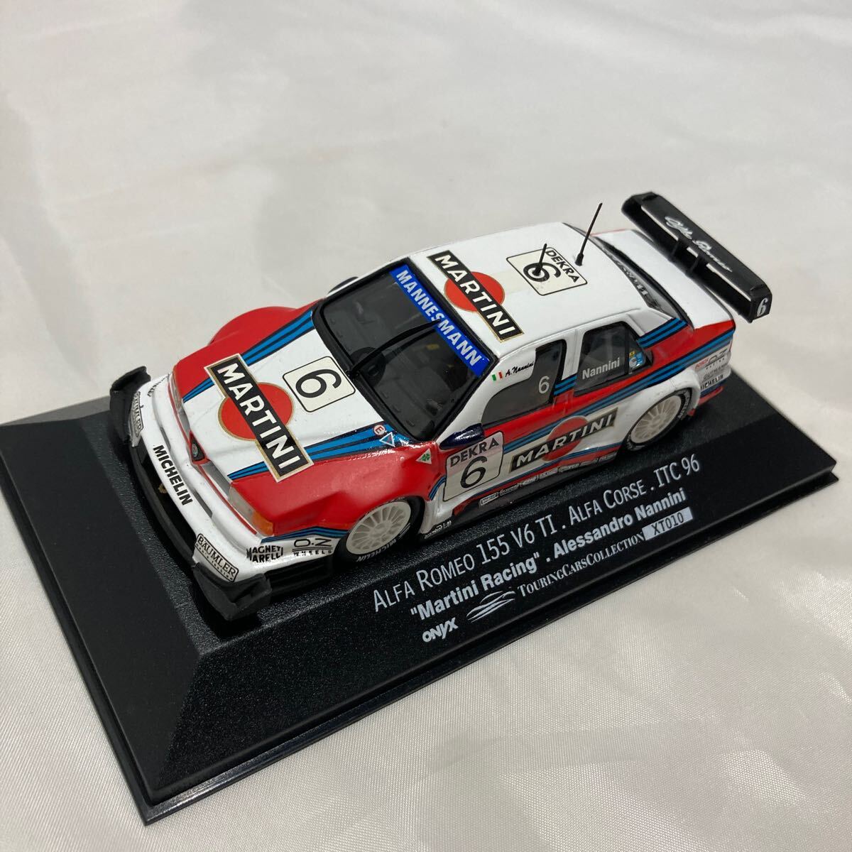 【やや傷や汚れあり】ONYX ALFAROMEO 1/43 155 V6 MARTINI ミニカー スポーツカー 赤 白の落札情報詳細 - Yahoo!オークション落札価格検索 オークフリー