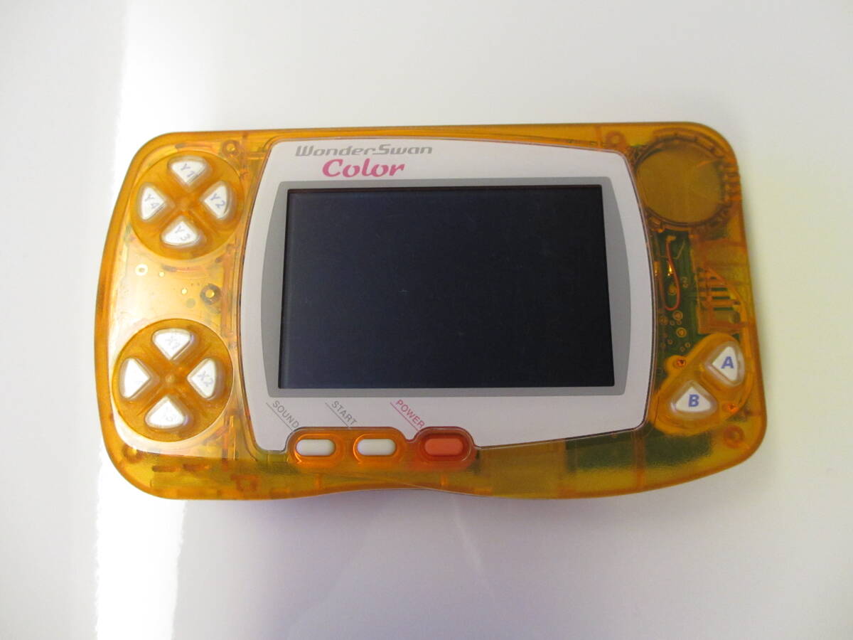 【傷や汚れあり】WSC ワンダースワンカラー クリスタルオレンジ 本体のみ WonderSwan Color Consoleの落札情報詳細 ...