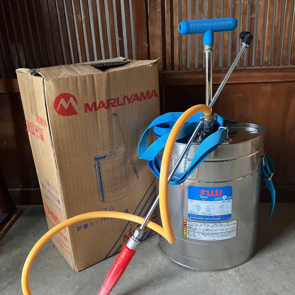 【やや傷や汚れあり】丸山 肩掛型噴霧機 9L MH9D-1 1頭口ノズル 散布 除草 噴霧器 園芸 MARUYAMA ステンレス製の落札情報詳細 - Yahoo!オークション落札価格検索 オークフリー