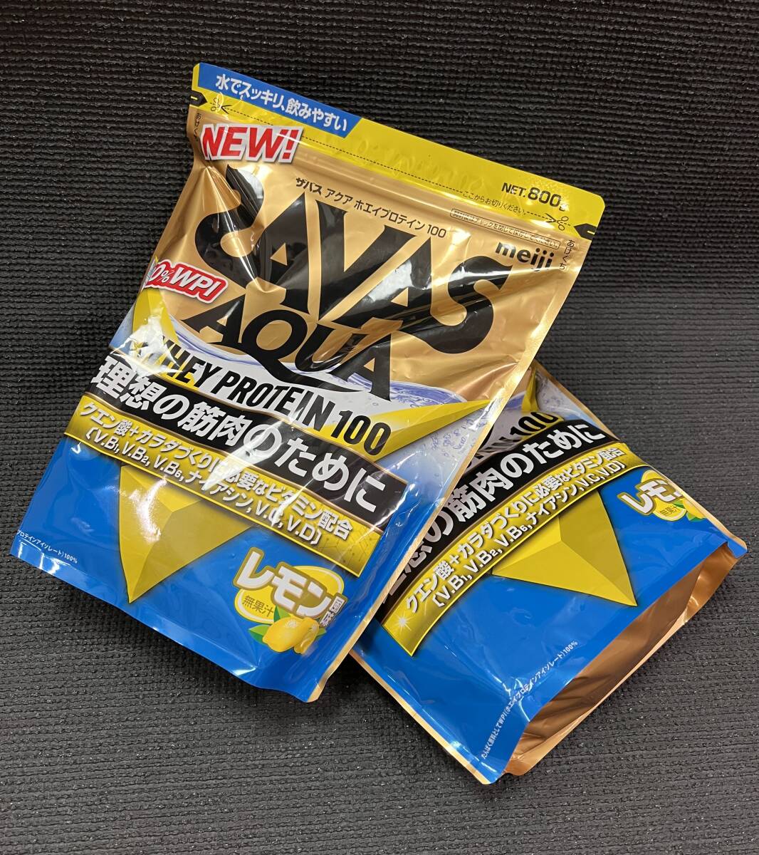 【未使用】NEW! ザバス【SAVAS】アクア ホエイプロテイン100【レモン風味】800g 2袋セットの落札情報詳細 - Yahoo!オークション落札価格検索 オークフリー