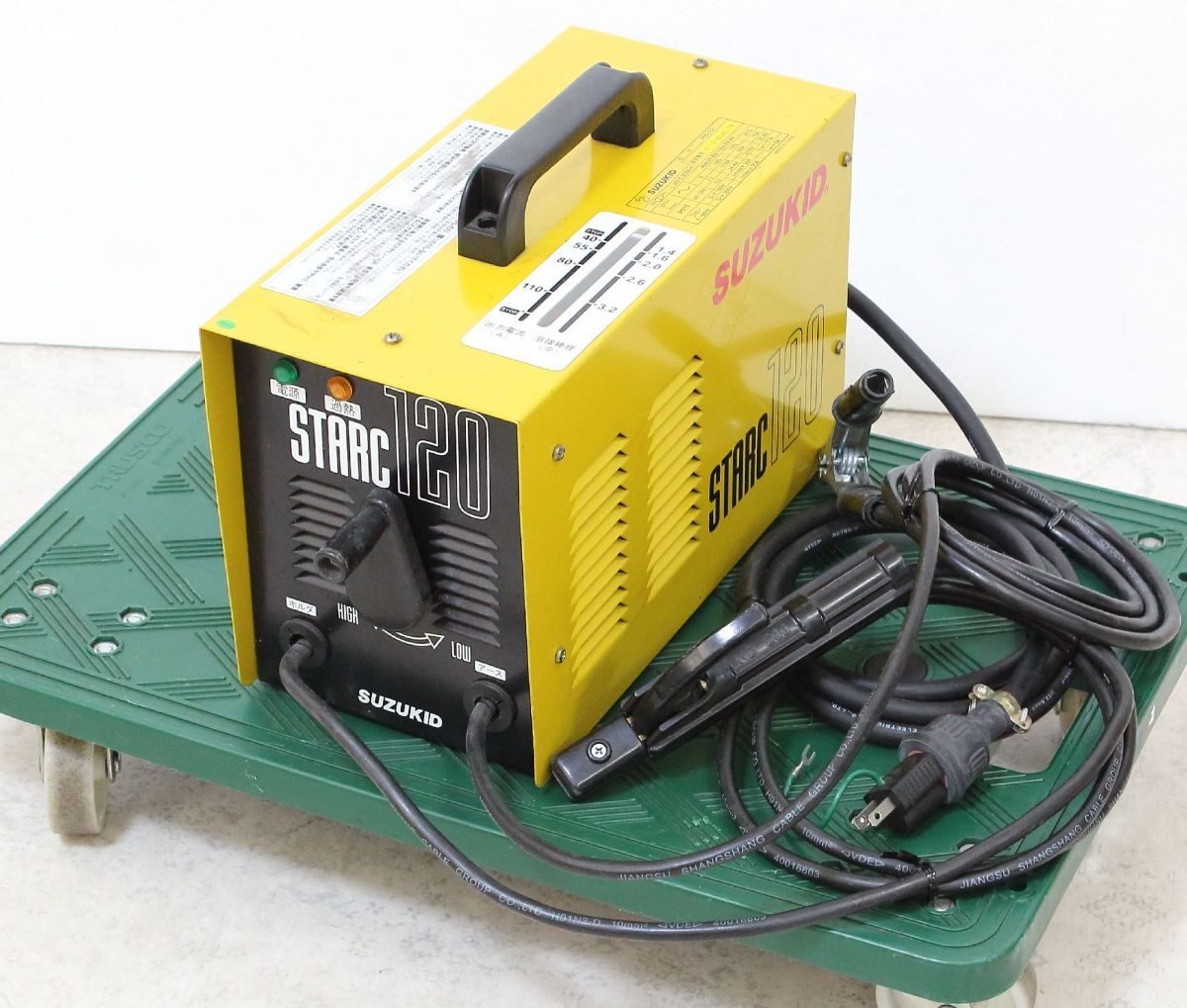 【やや傷や汚れあり】 SUZUKID STARC120 交流アーク溶接機 100V/200V兼用 SSC-122 60Hz NHC09404 スズキッド スターク120 低電圧溶接機の落札情報 ...