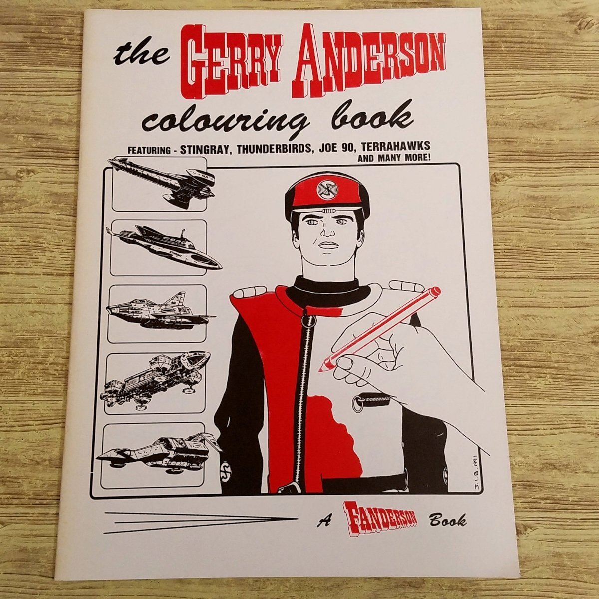【やや傷や汚れあり】塗り絵[ジェリー・アンダーソン カラーリングブック the Gerry Anderson coloring book(全て ...