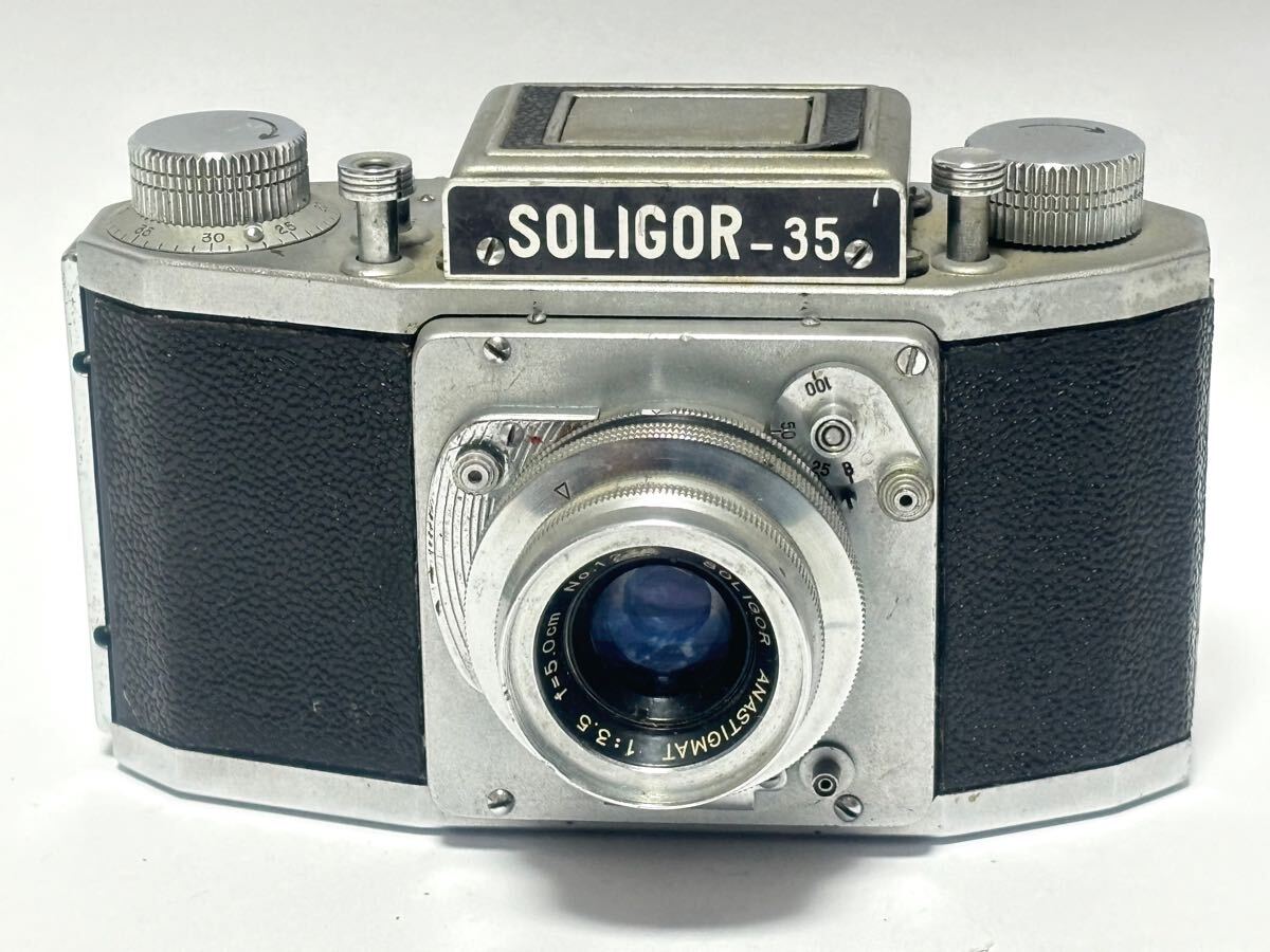 【傷や汚れあり】(118) SOLIGORー35 ソリゴール SOLIGOR ANASTIGMAT 1:3.5 f=5.0cm PAT ...