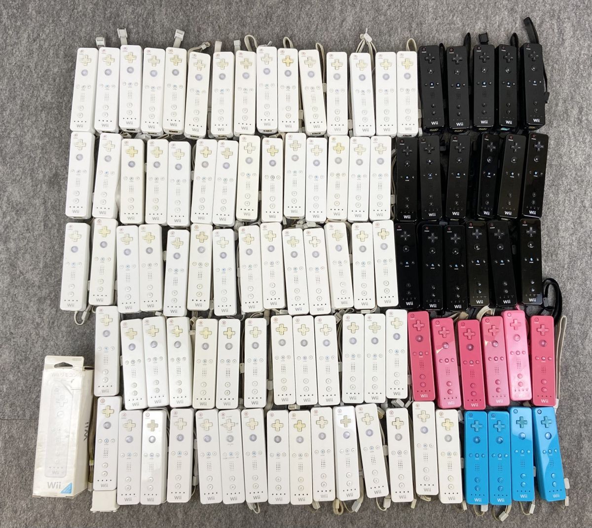 【傷や汚れあり】K7上D14 Nintendo ニンテンドー Wii リモコン 99個 まとめ RVL-003 コントローラーの落札情報詳細 - Yahoo!オークション落札価格検索 オークフリー