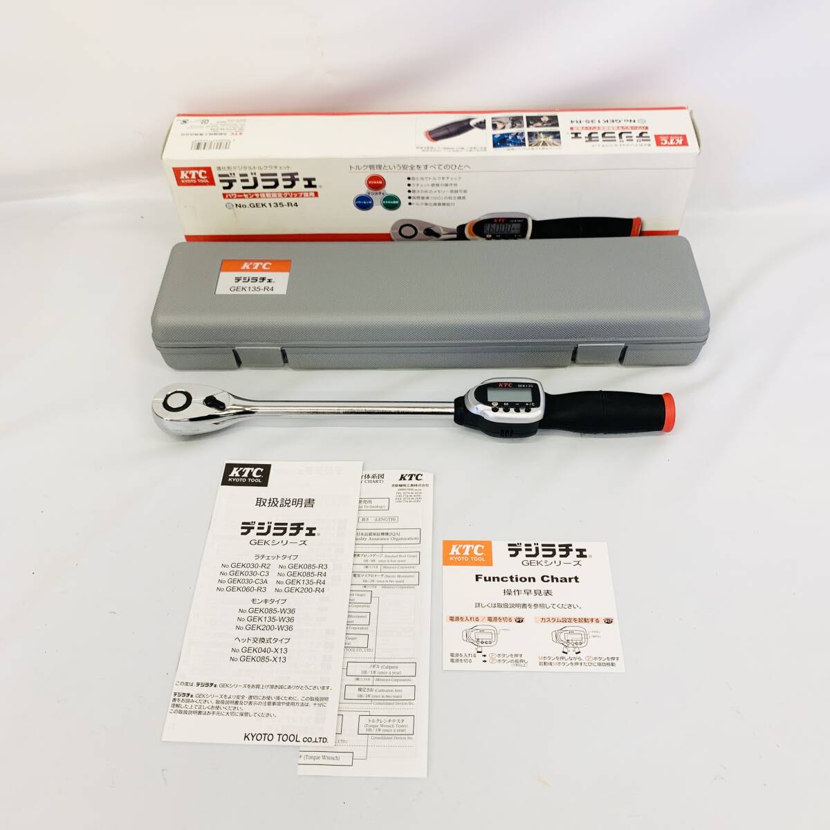 【傷や汚れあり】サ)[未校正] KTC 京都機械工具 デジラチェ GEK085 GEK085-R3 デジタルトルクレンチ 17～85N・m 計測機器 管理Yの落札情報詳細 - Yahoo ...