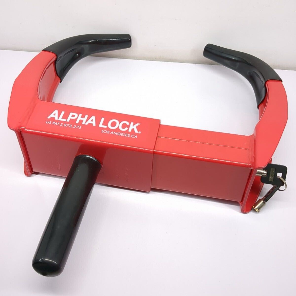 【未使用】サ)[美品] ALPHA アルファ The ALPHA LOCK アルファロック VEHICLE WHEEL LOCK タイヤロック ...