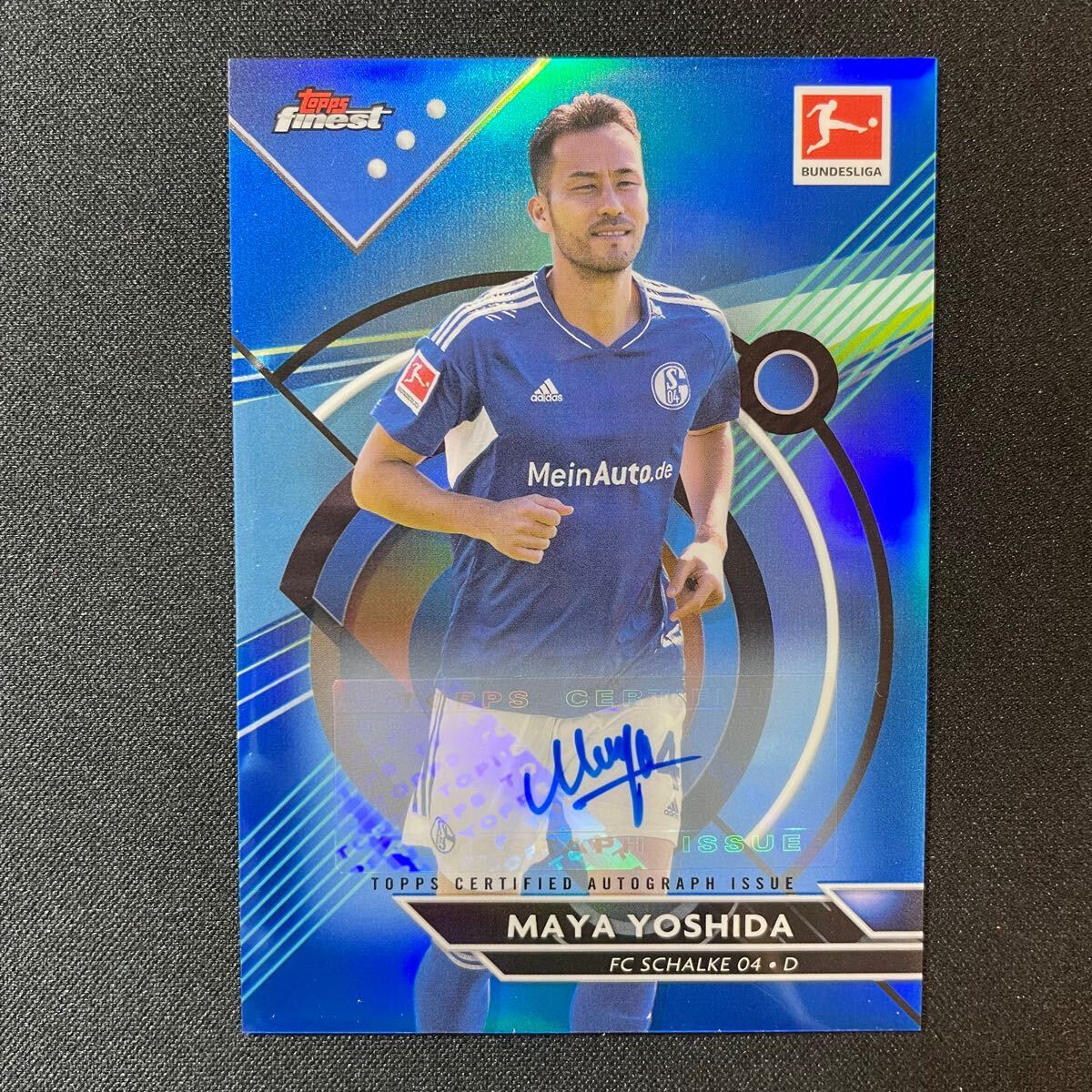 【目立った傷や汚れなし】2022-23 Topps Finest Bundesliga Maya Yoshida Auto Schalke 04 /65 直筆サインカード 吉田麻也の落札情報 ...