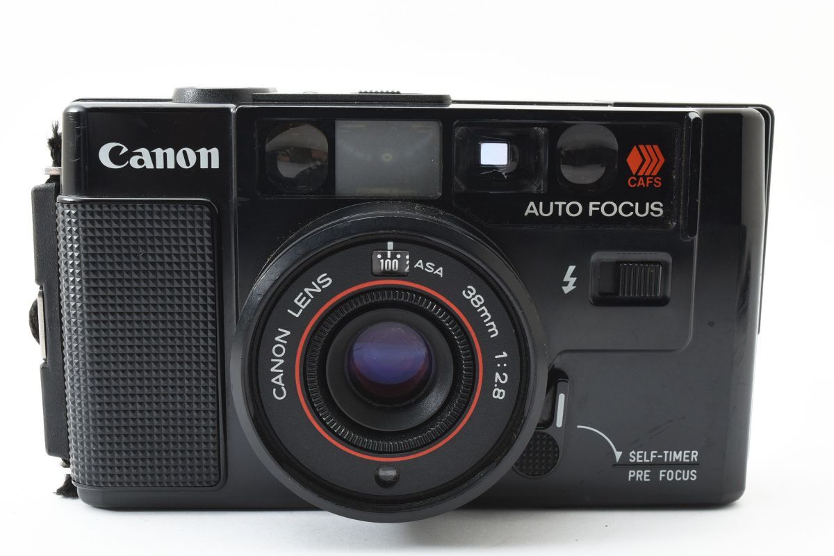 【傷や汚れあり】★実用品★ キヤノン Canon Autoboy AF35M 38mm F2.8 《シャッター・フラッシュOK！》★完動品★ ...