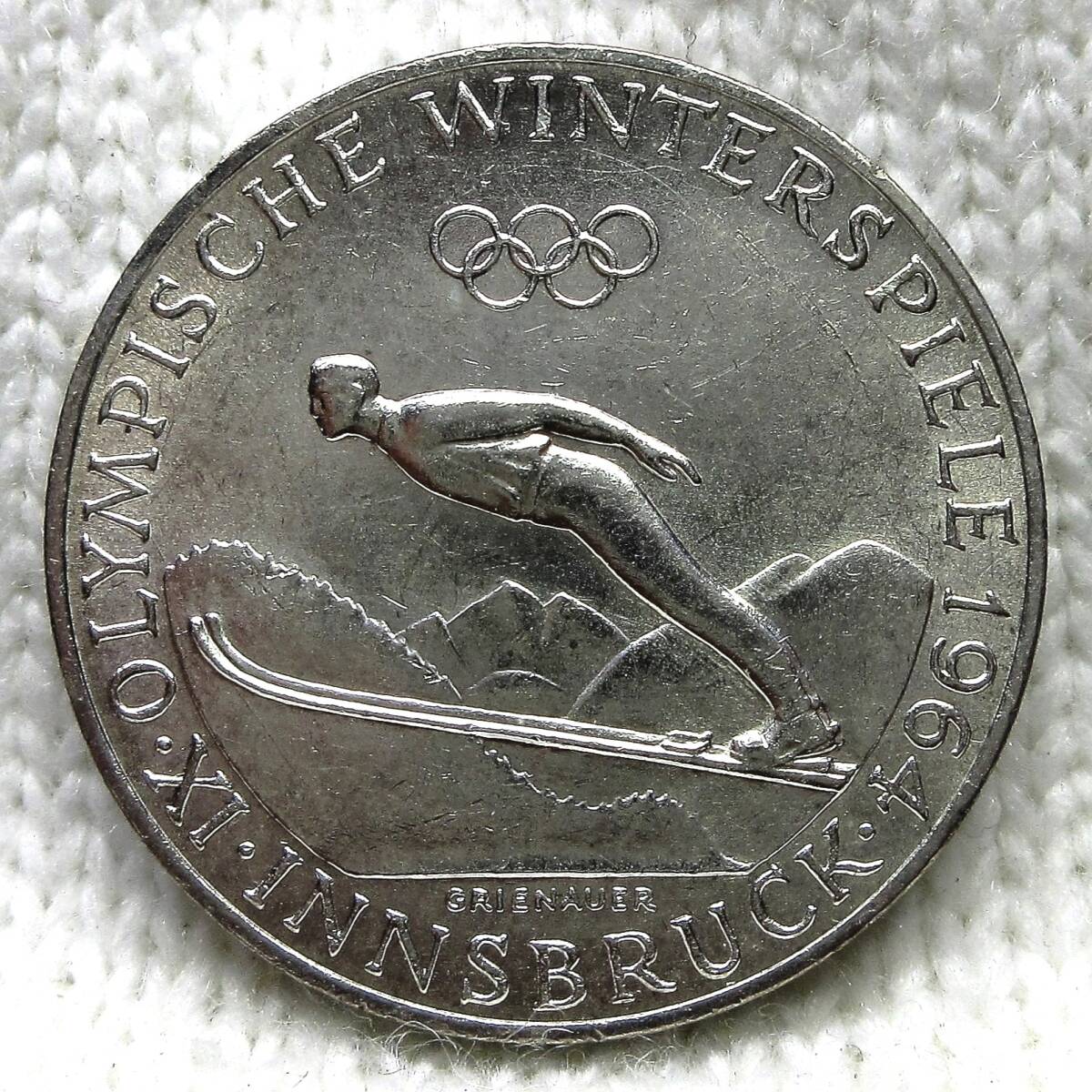 【やや傷や汚れあり】オーストリア 50シリング銀貨 1964年 34.14mm 20.06g 冬季オリンピック記念貨 検索ワード／ アメリカ スイス フランス イギリス ドイツの落札情報詳細 ...