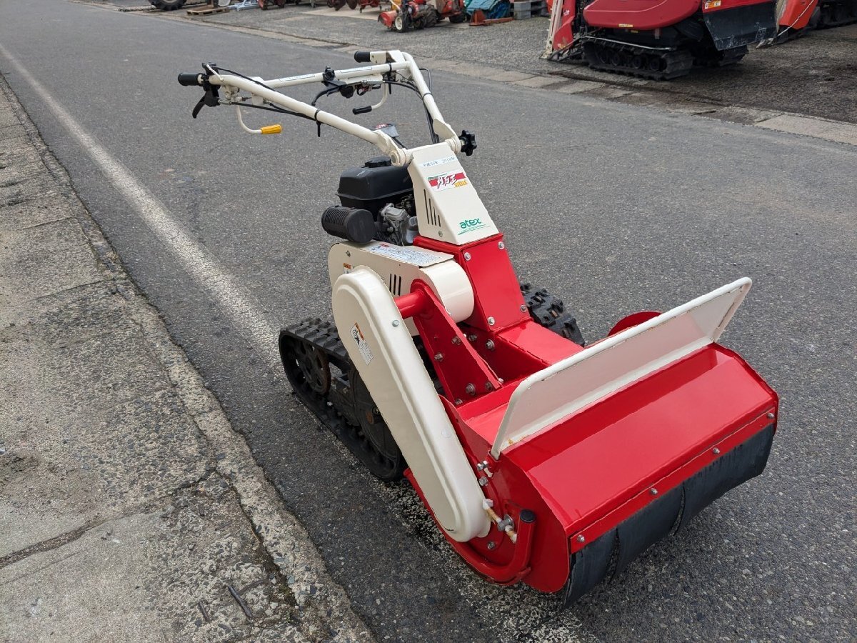 【傷や汚れあり】＃決算SALE 売切 鳥取発 アテックス ハンマーナイフモア RX-550A 6.3馬力 機番：001295 刈馬王mini 刈幅550㎜ 島根 岡山 広島の落札情報詳細 ...