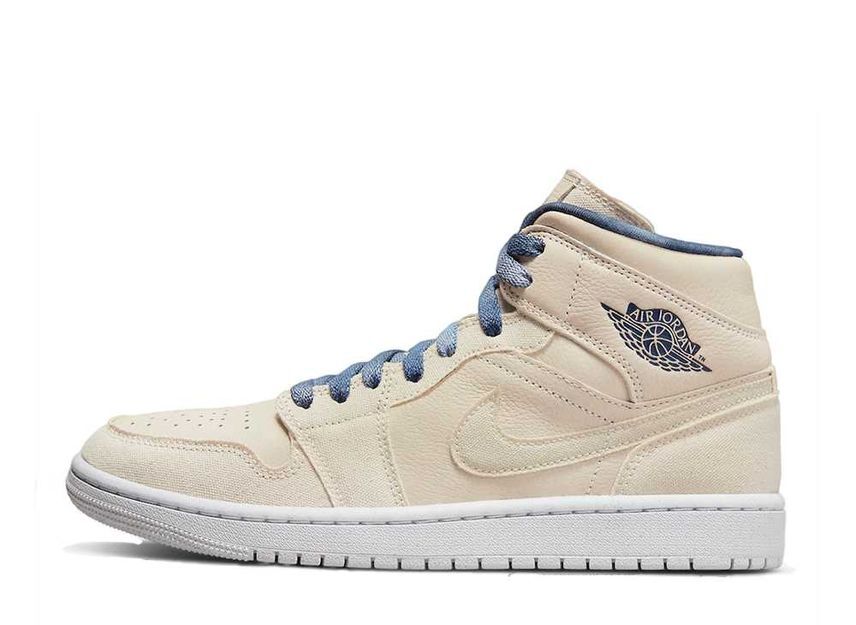 【未使用】Nike Women's Air Jordan 1 Mid "Sanddrift/Indigo" 23cm DM9126-104の ...