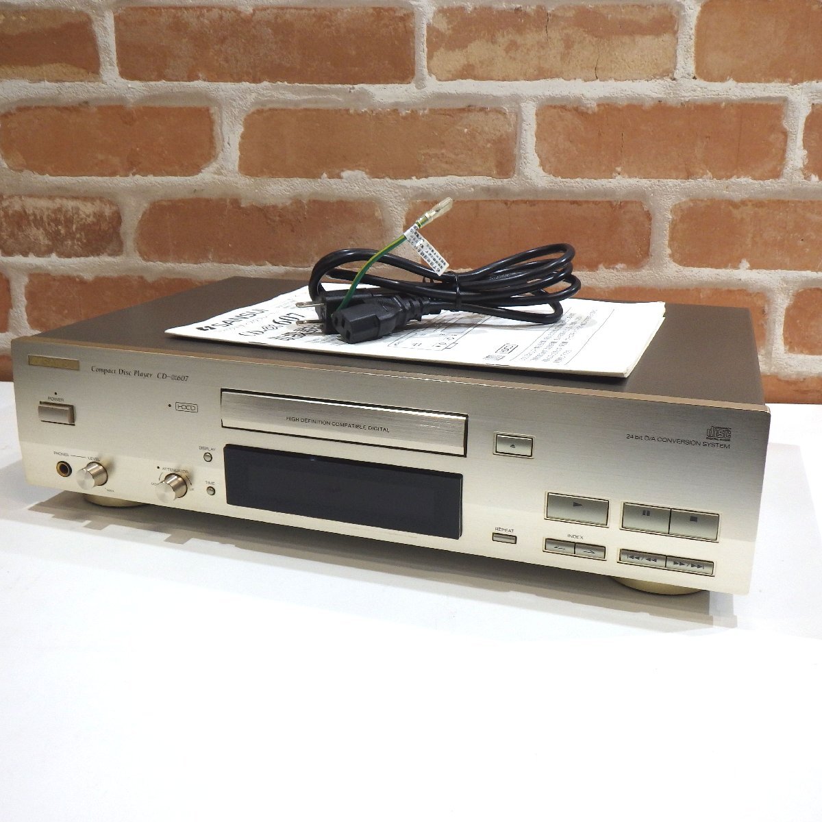 【やや傷や汚れあり】SANSUI CD-α507 HDCD対応 基本動作確認済の落札情報詳細 - Yahoo!オークション落札価格検索 オークフリー