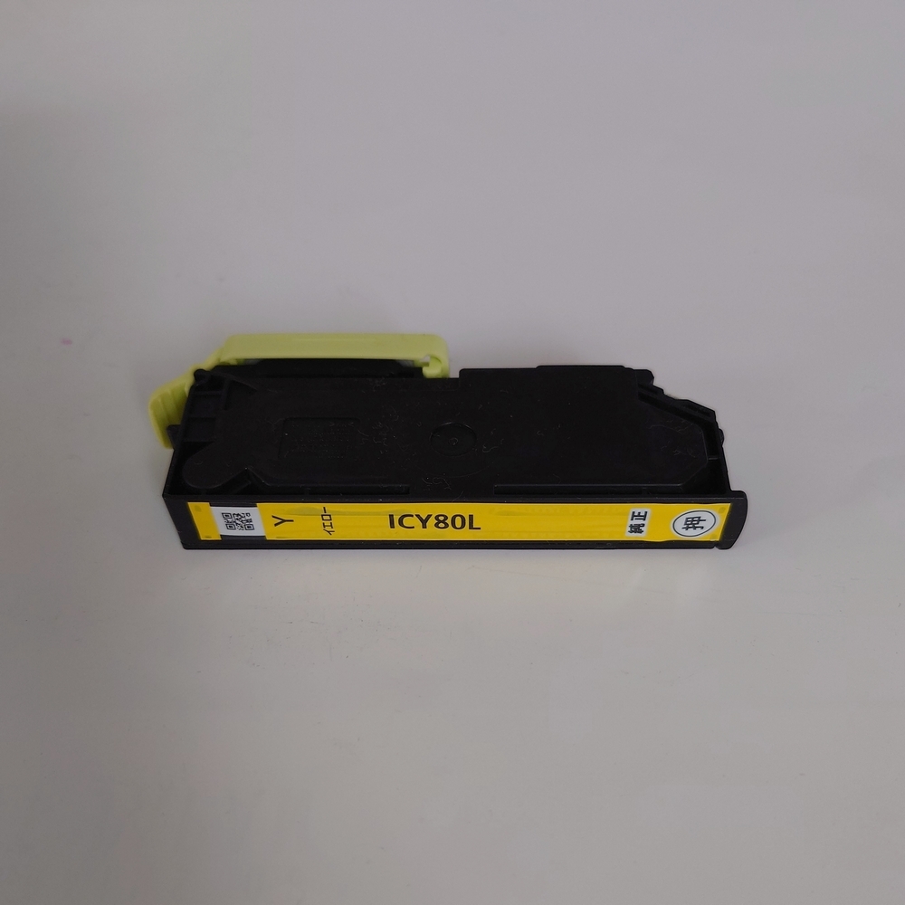 【目立った傷や汚れなし】エプソンICY80L（大容量）純正カートリッジの再充填品【イエロー】☆正常印刷確認済☆送料込の落札情報詳細 - Yahoo!オークション落札価格検索 オークフリー