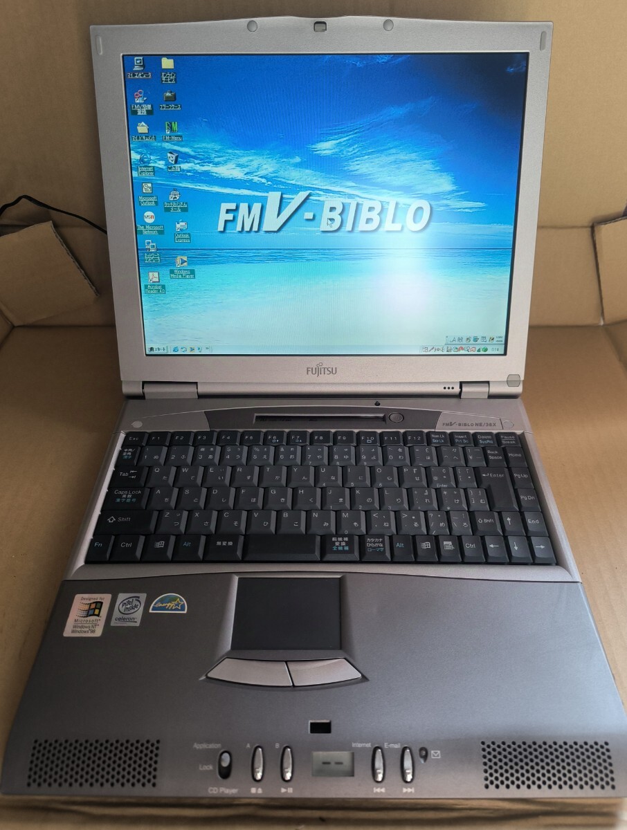富士通 FMV-BIBLO NE/36X FMVNE36X6 Windows98 ジャンクの落札情報詳細 - Yahoo!オークション落札価格検索 オークフリー