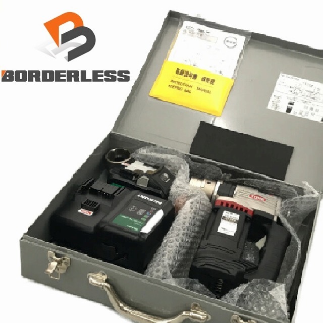 【未使用】☆未使用品☆TONE トネ 36V コードレス建方1番 CKS250 幅211mm シャーレンチ バッテリー2個(BSL36B18 ...