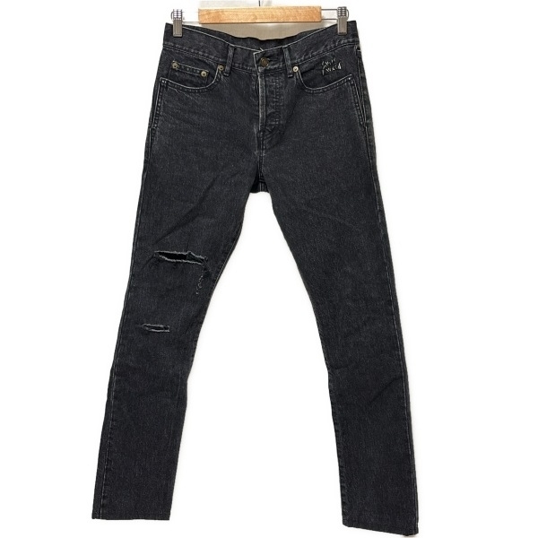 【目立った傷や汚れなし】サンローランパリ SAINT LAURENT PARIS ジーンズ/デニムパンツ サイズ27 526883 - 黒 ...