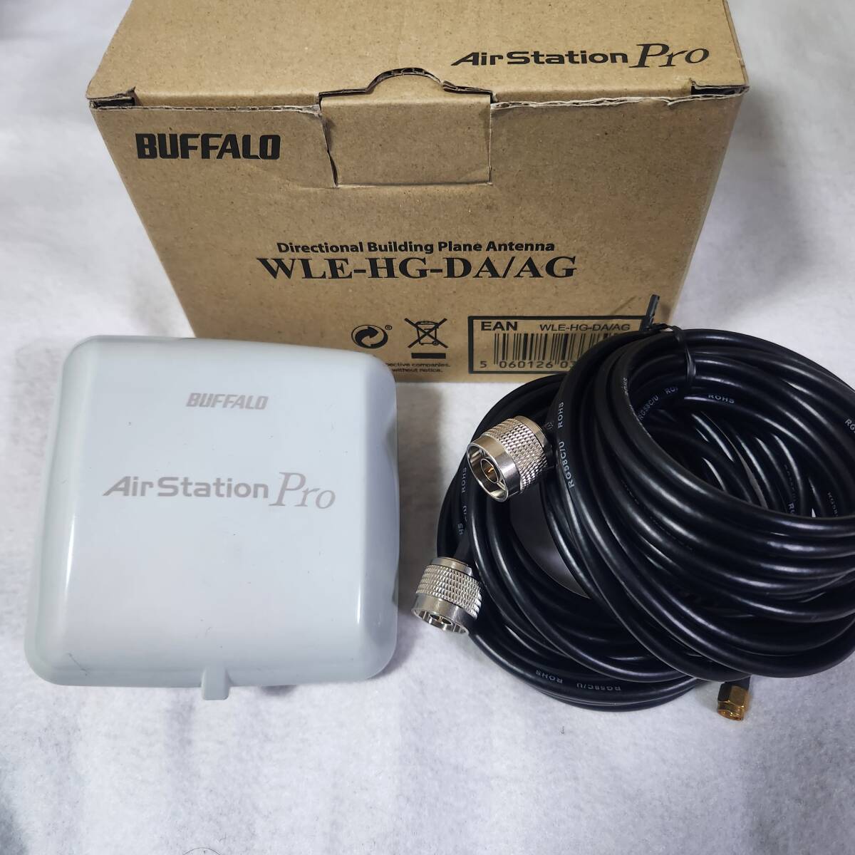 【やや傷や汚れあり】BUFFALO 〈エアステーション プロ〉 無線LAN 屋外遠距離通信用 平面型アンテナ WLE-HG-DA/AGの落札情報詳細 - Yahoo!オークション落札価格検索 ...