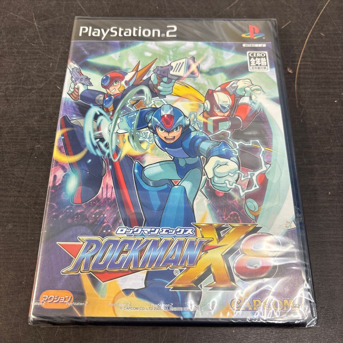 【未使用】 R 318 未開封品！ PS2 ロックマンX8 PS2ソフト ROCKMAN X8 プレステ2 プレイステーション2 未開封 保管 ...