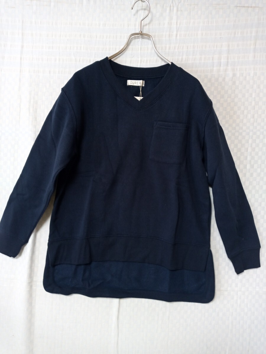 【未使用】8942 ★★ DURER 裏起毛Vネックトレーナー 新品 ネイビー あったか長袖カットソーの落札情報詳細 - Yahoo ...