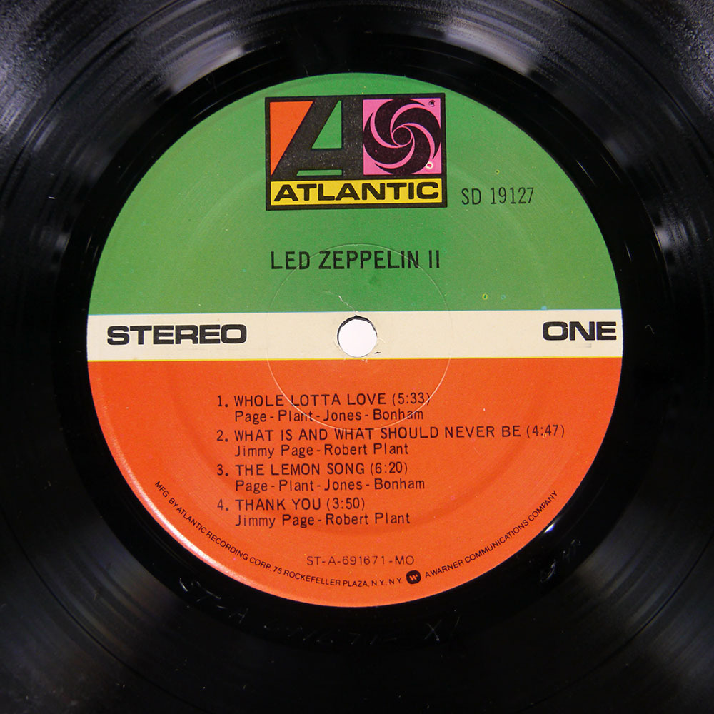 【目立った傷や汚れなし】US盤 LED ZEPPELIN/II/ATLANTIC SD19127の落札情報詳細 - Yahoo!オークション落札価格検索 オークフリー
