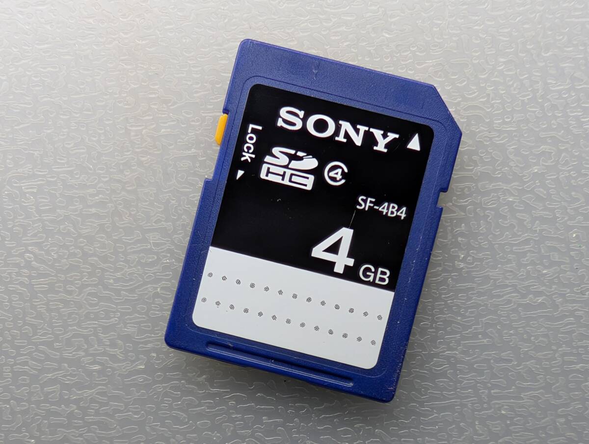 【やや傷や汚れあり】SONY SDHCカード 4GB Class4 SF-4B4 ケース付き ソニー SDカード メモリーカード 動作確認済みの落札情報詳細 - Yahoo!オークション落札 ...