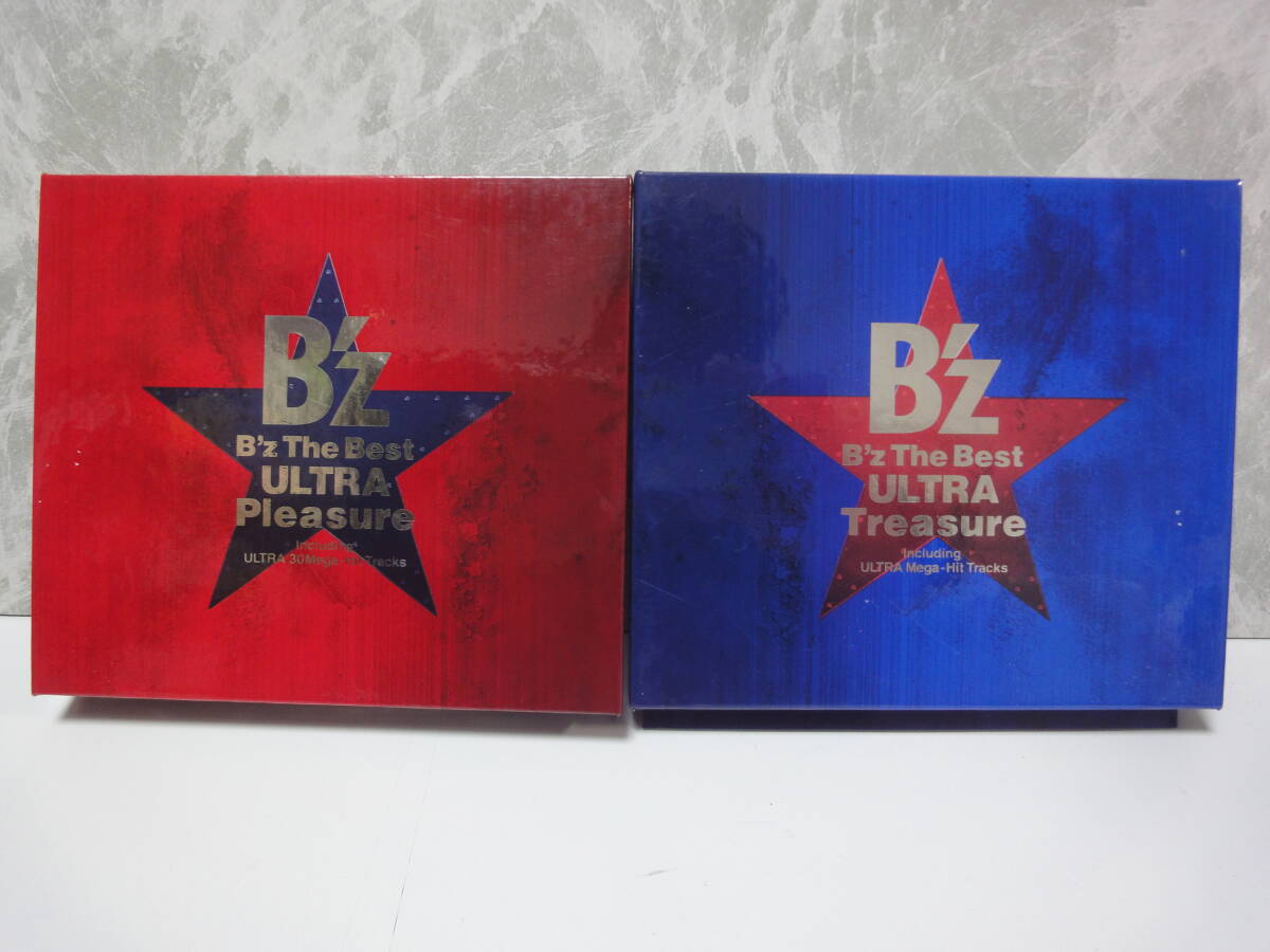 【目立った傷や汚れなし】2本セット!! ディスク計6枚傷なく美品です!【B'z The Best ULTRA Pleasure 2CD+DVD ...